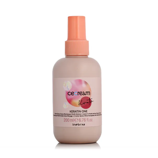 Inebrya Ice Cream Keratin Keratin One Leave-In Multi-Action Spray Cream ...